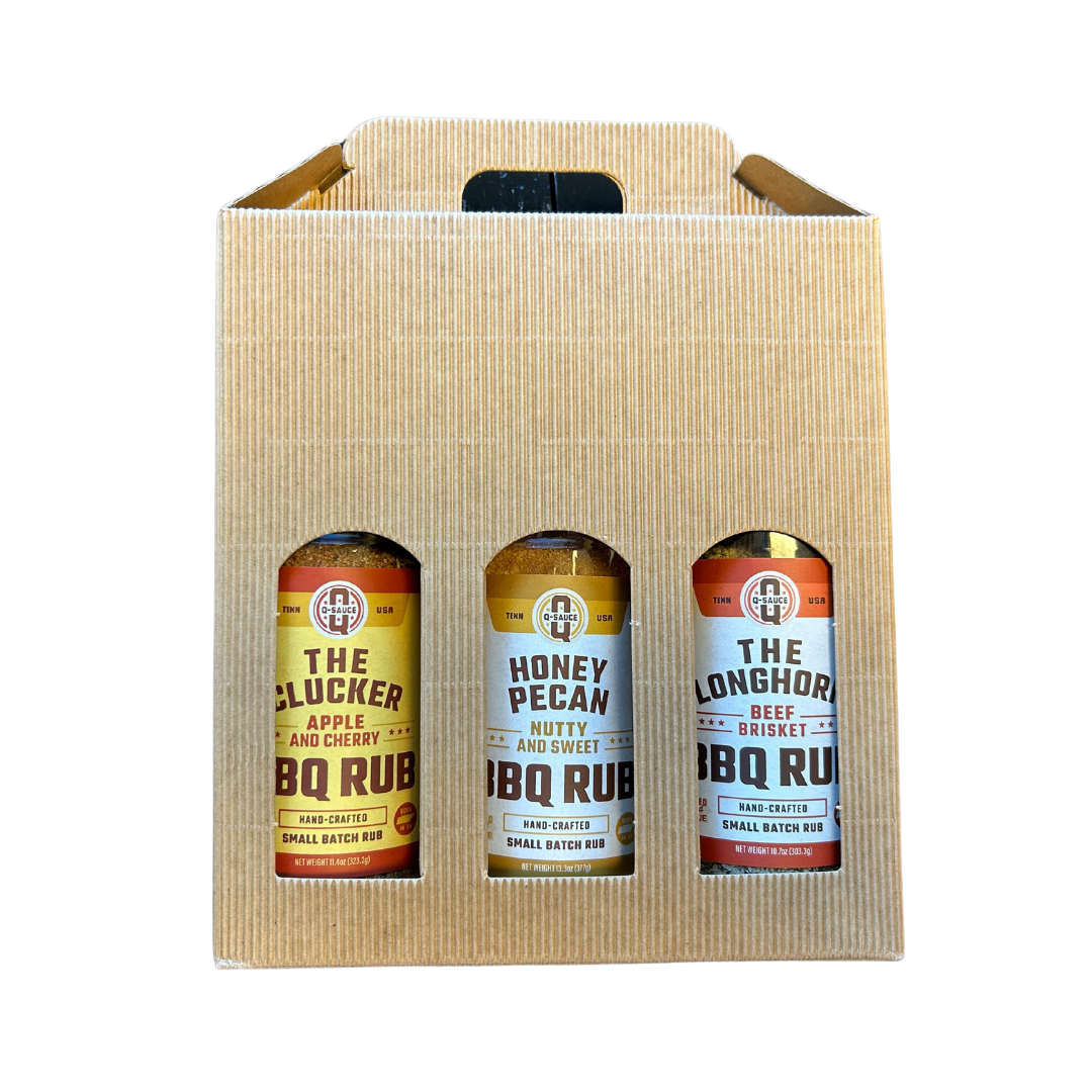 Rub Trio Gift Box – Q Sauce